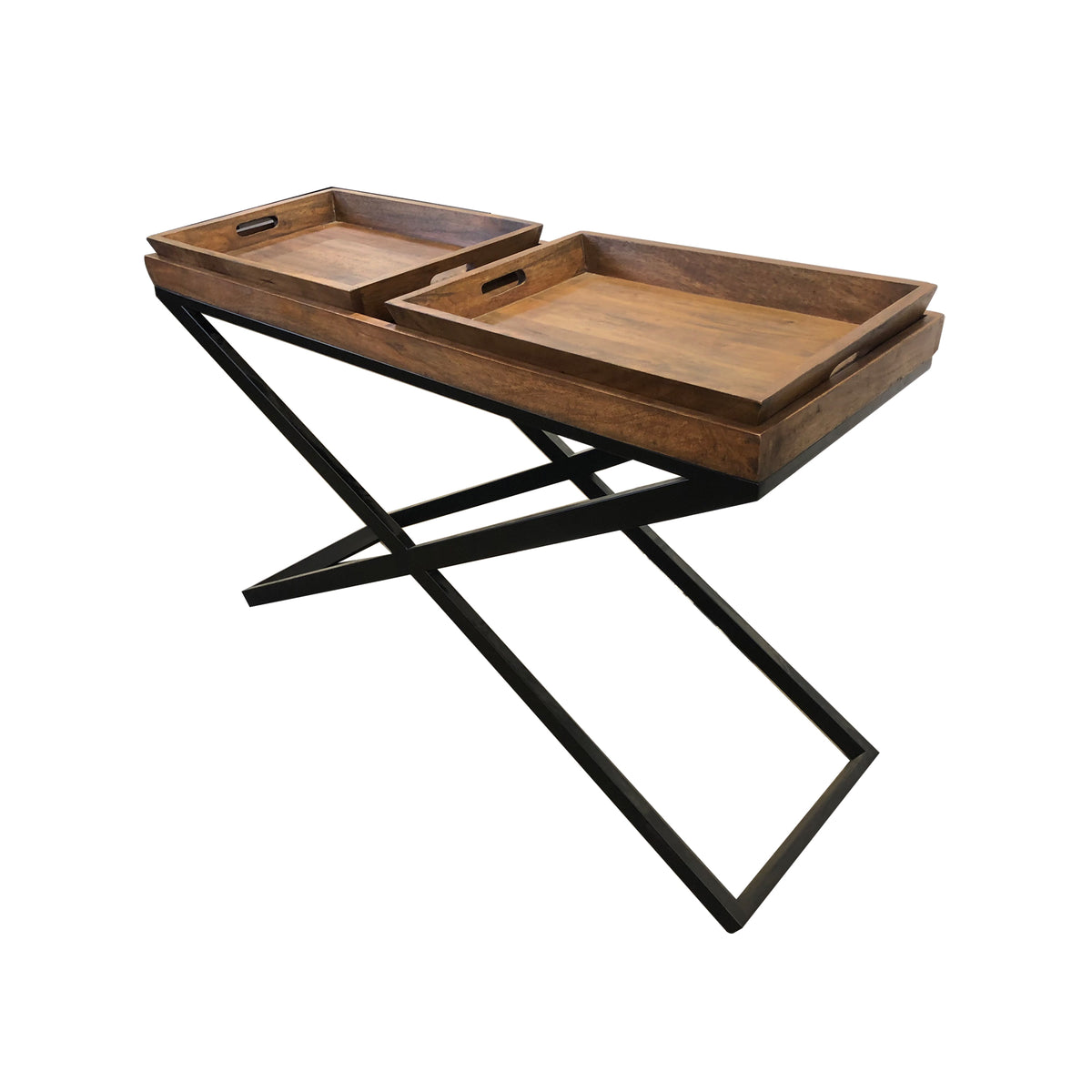 MONACO SQUARE TRAY TOP CONSOLE TABLE – Primitive Collections